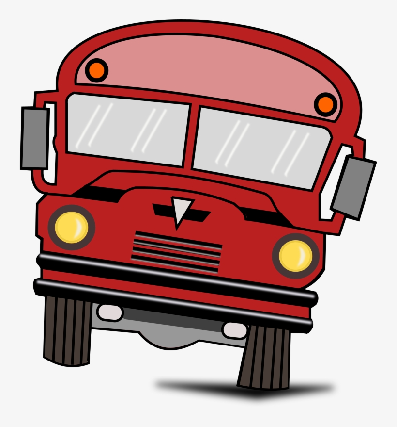 School Bus Red - Red School Bus Clipart - 663x720 PNG Download - PNGkit