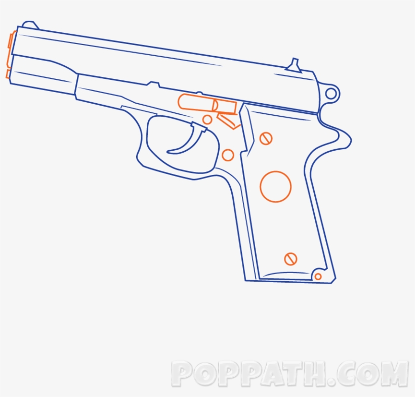 Image Transparent 1911 Vector Drawing - Sketch - 1000x1000 PNG Download ...