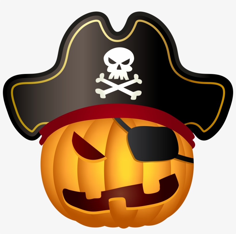 Halloween Pirate Pumpkin Png Clip Art Image - 8000x7510 PNG Download ...