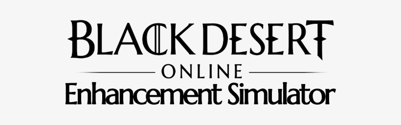 Bdo Enhancement Simulator - Musa Bdo - 630x208 PNG Download - PNGkit