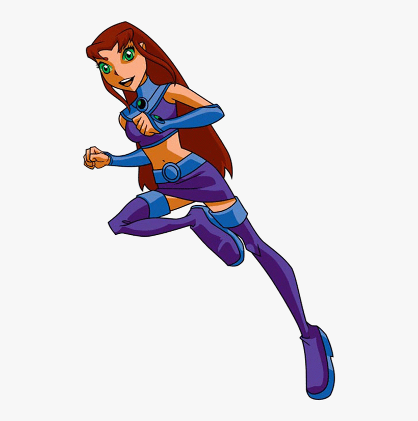 Starfire - Teen Titans Star Fire - 350x437 PNG Download - PNGkit