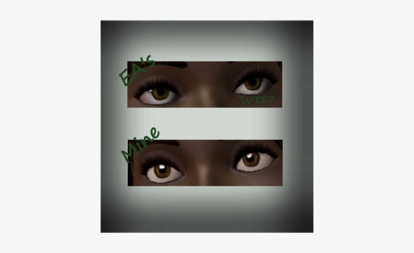 I Removed The Eye Texture From My Game For A Better - Sims 3 Eye Fix ...