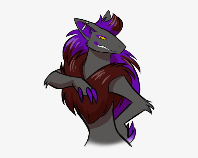 Zoroark Oc - Cartoon - 500x585 PNG Download - PNGkit