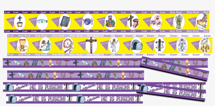 Lent And Easter Borders - 1800x810 PNG Download - PNGkit