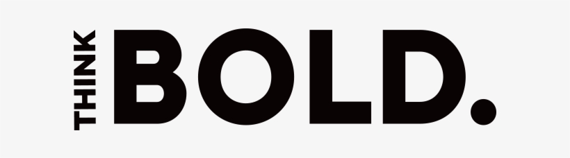 Think Bold - Bold Logo Png - 612x300 PNG Download - PNGkit