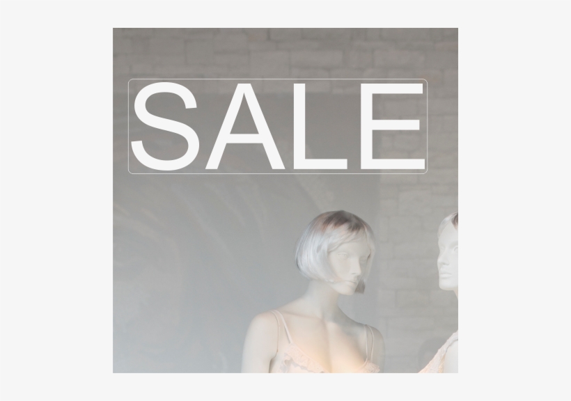 Download Transparent White And Black Sale Sign - PNGkit