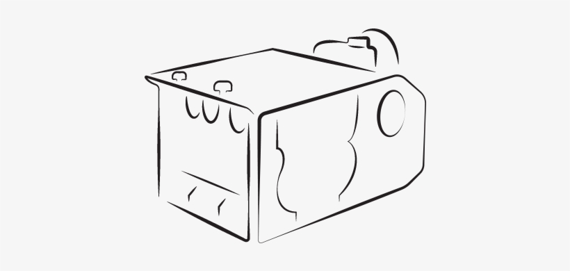 Low Lying Fog Effect Industrial Machine - Line Art - 428x548 PNG ...