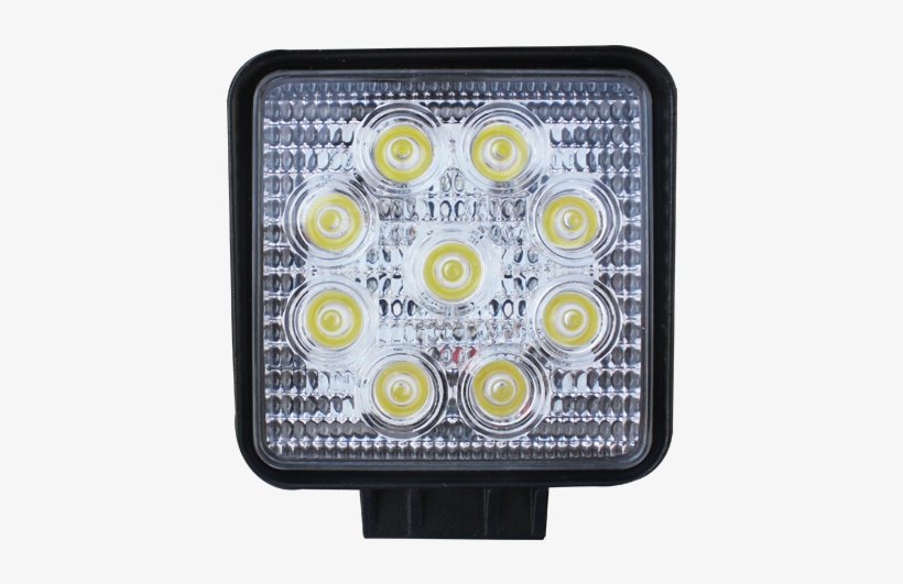 Square Fog Light 9 Led 4 - Faro Cuadrado 9 Led - 500x500 PNG Download ...