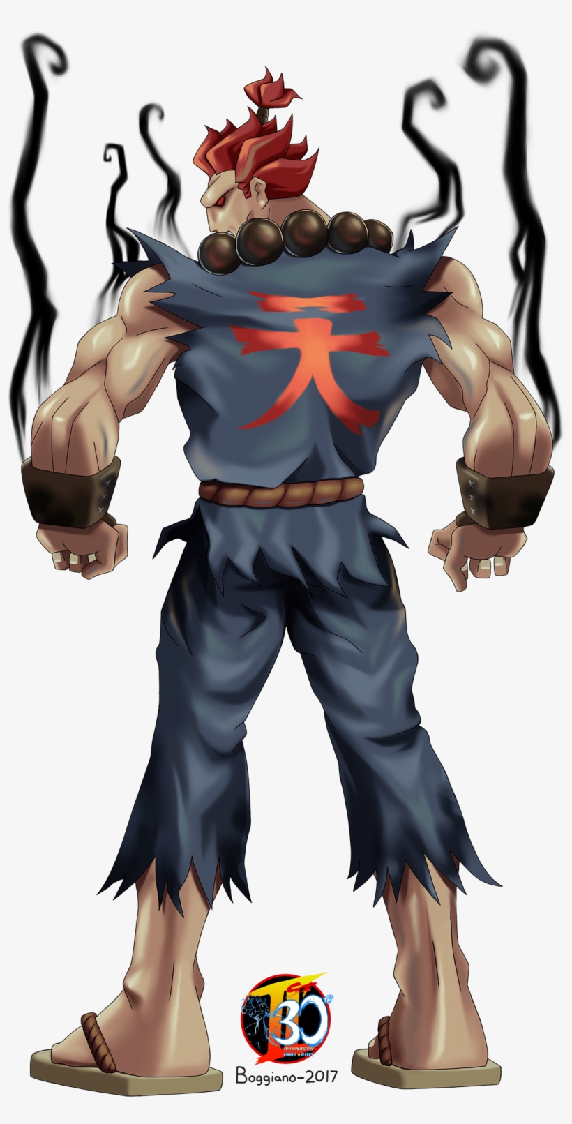 Street Fighter Akuma Png - 1255x2266 PNG Download - PNGkit