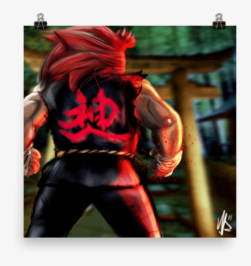 Image Of Akuma Poster - Poster - 800x800 PNG Download - PNGkit