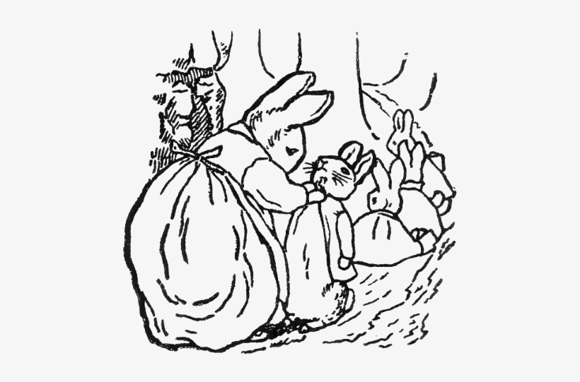 Peter Rabbit Albert 13 - Cartoon - 472x461 PNG Download - PNGkit