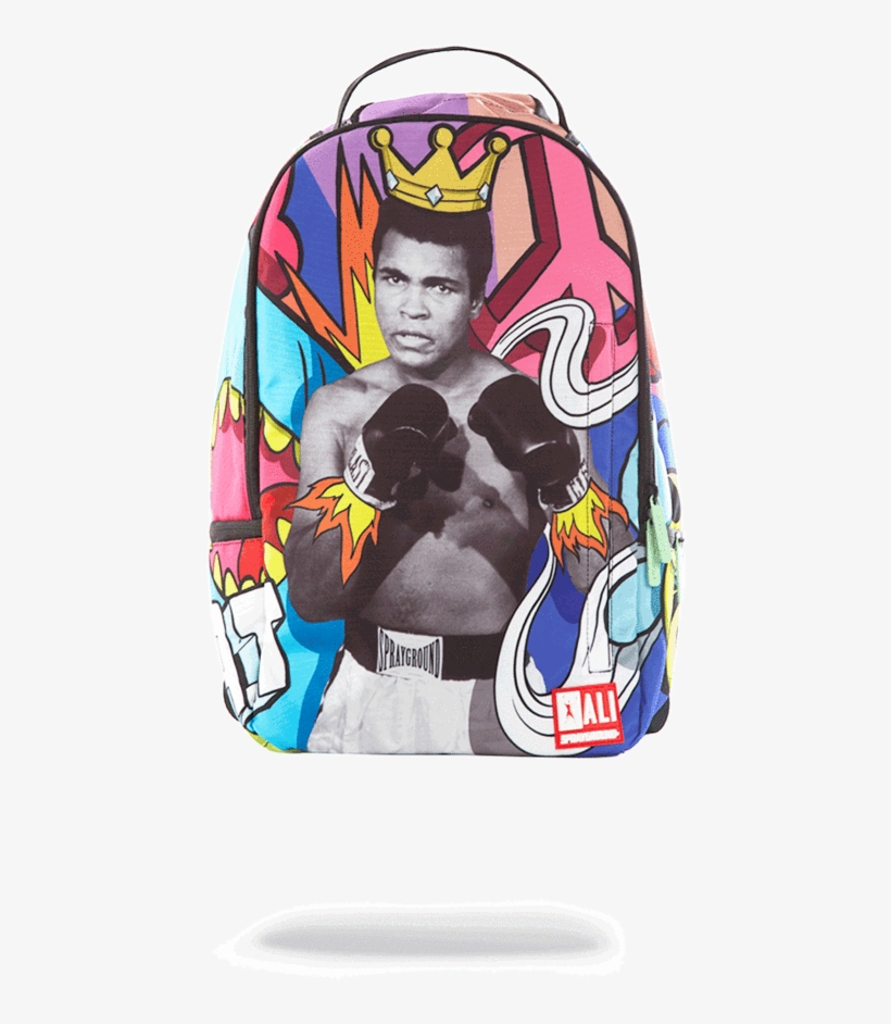 Sprayground Muhammad Ali Backpack - 802x1023 PNG Download - PNGkit