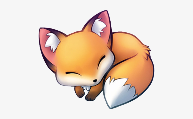 Foxo Emoji - Kawaii Fox - 1000x1000 PNG Download - PNGkit