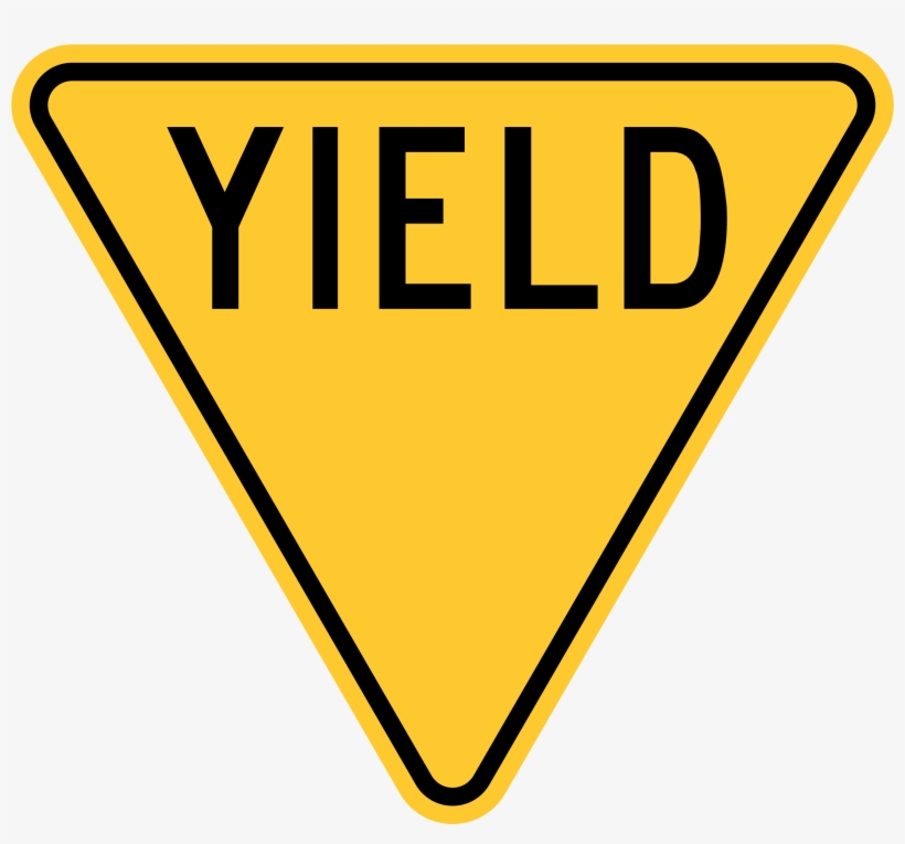 United States Sign - Left Turn Yield Sign - 2589x2292 PNG Download - PNGkit