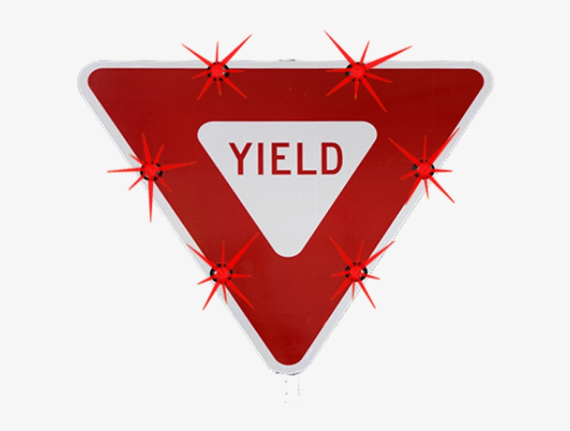 Download Transparent Image Logo For Lighted Roadway Signs - Yield Sign ...