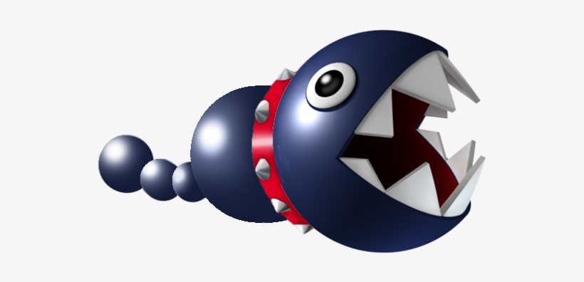 Super Mario Chain Chomplet - 583x340 PNG Download - PNGkit