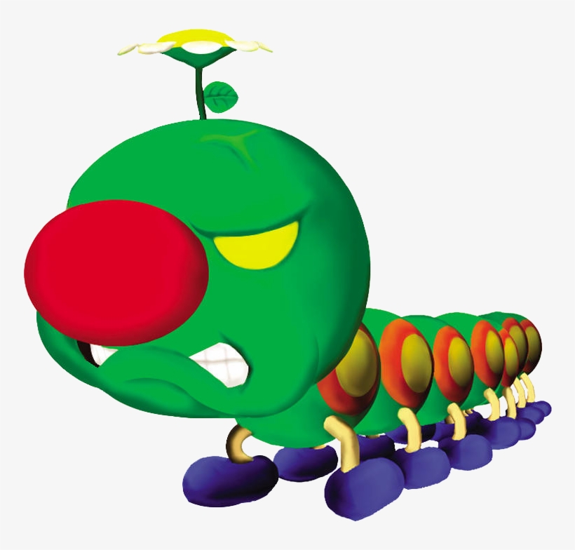 Floruga Sms - Wiggler Mario - 932x768 PNG Download - PNGkit