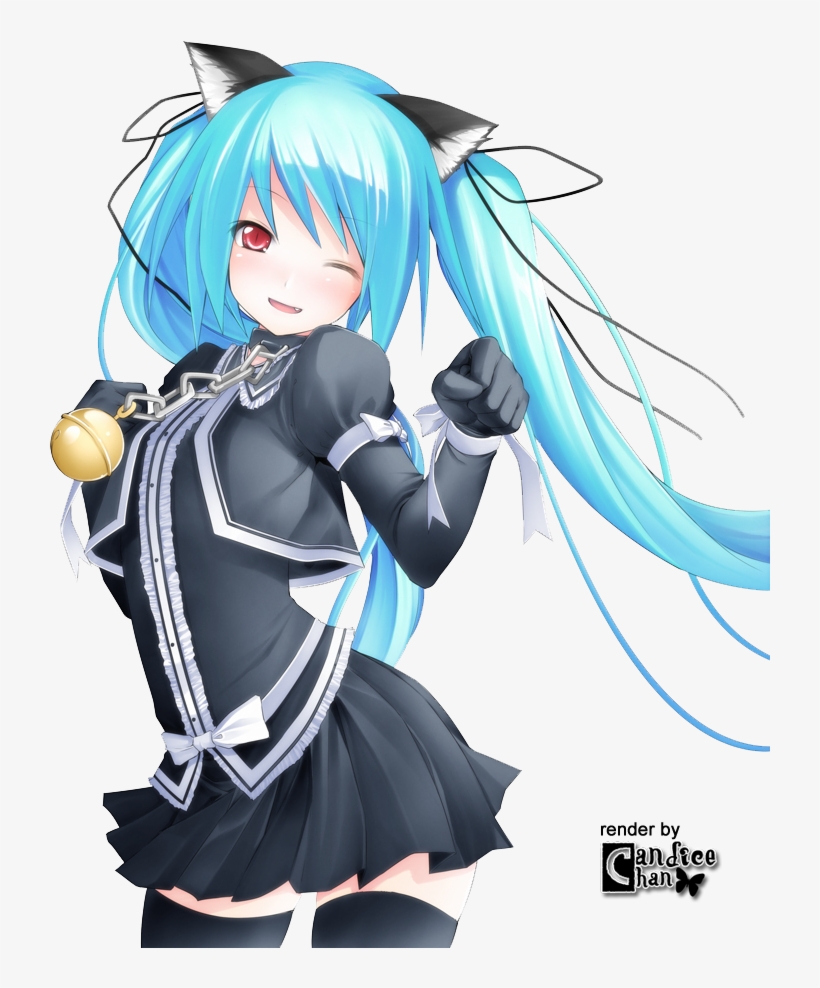 Hatsune Miku As A Cat - 726x915 PNG Download - PNGkit