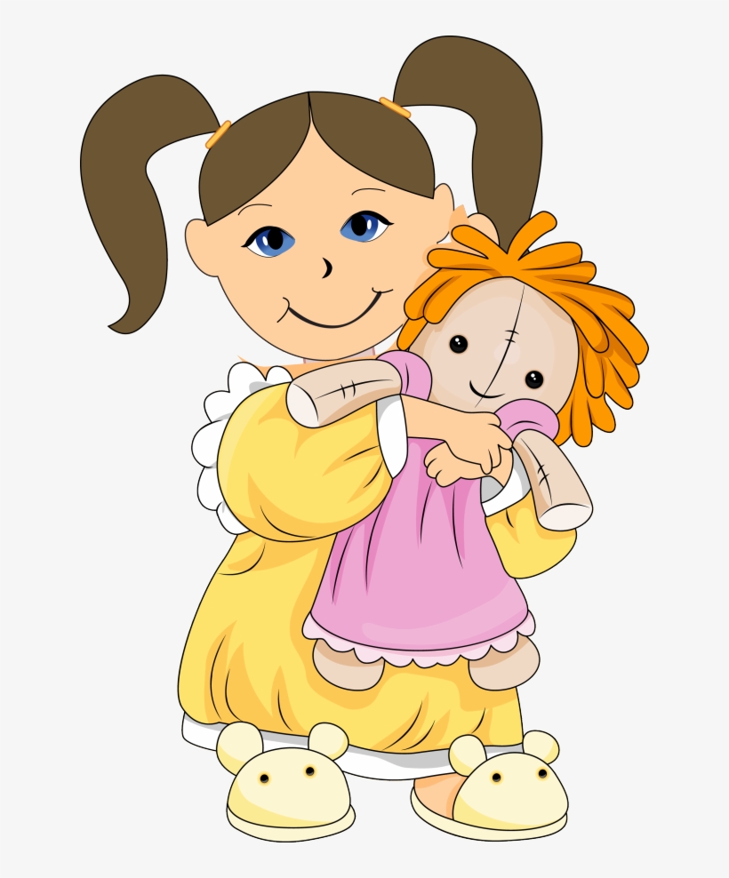 Playing With Dolls Clip Art