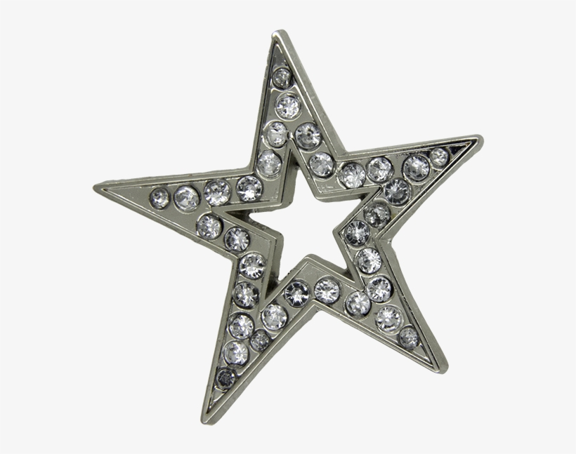 Star Pin, Rhinestone - 600x600 PNG Download - PNGkit