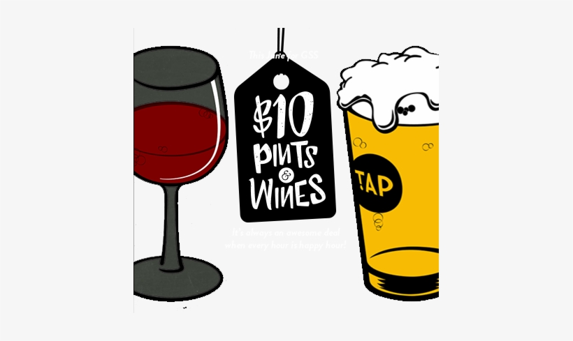 Enjoy $10 Pints & - Beer - 437x409 PNG Download - PNGkit
