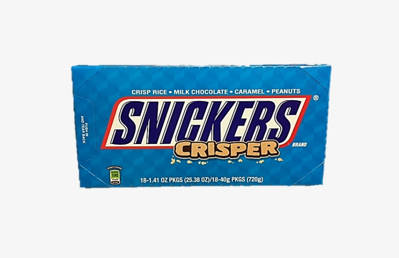 Snickers Crisper Candy Bar - Snickers Crisper - 600x450 PNG Download ...
