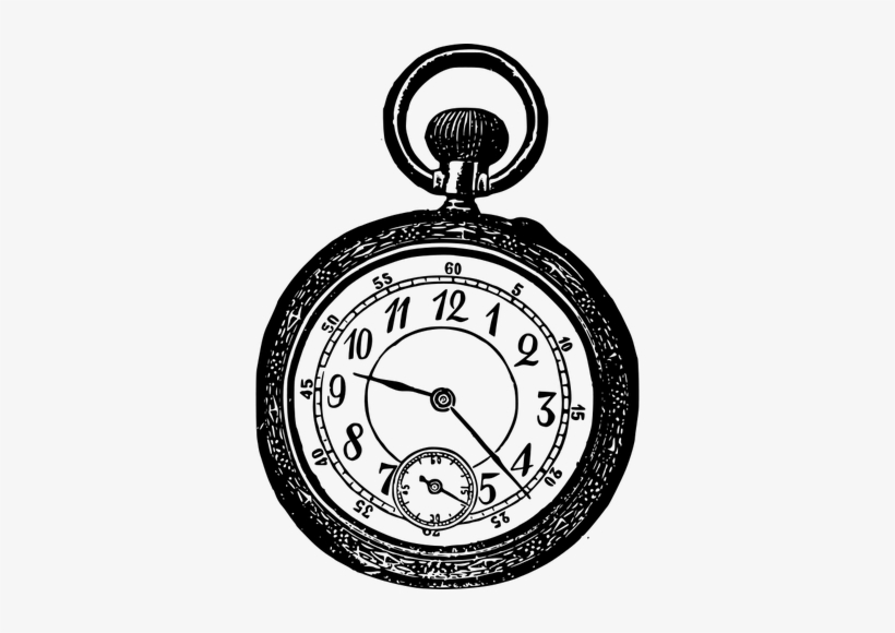 Graphic Freeuse Download Pocket Watch At Getdrawings - Vintage Pocket Watch Art Print - Time Art ...