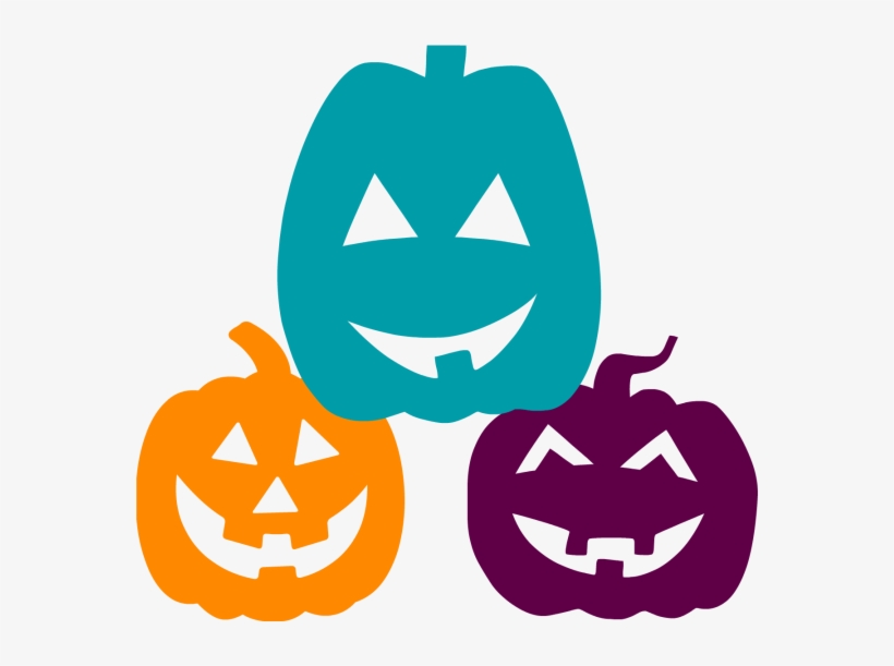 Teal-pumpkin - Colorful Pumpkin Clipart - 600x583 PNG Download - PNGkit