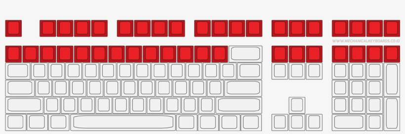 Row - Keyboard R4 - 1261x370 PNG Download - PNGkit