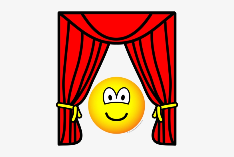 Download Transparent Stage Curtains, Emoticon, Theatres, Icons, Smileys ...