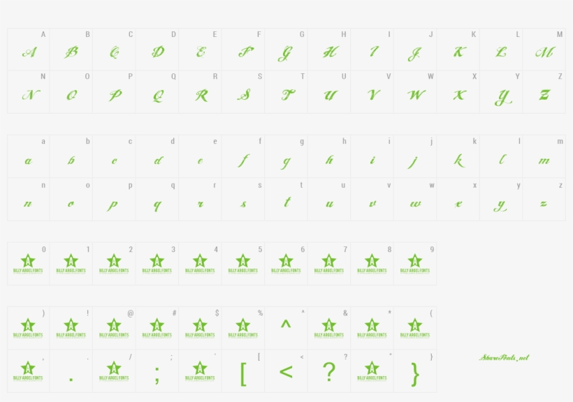 Font Angel Tears Preview - Number - 1300x850 PNG Download - PNGkit