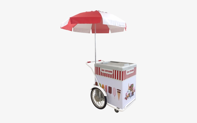 Ice Cream Cart - Push Ice Cream Cart - 500x500 PNG Download - PNGkit