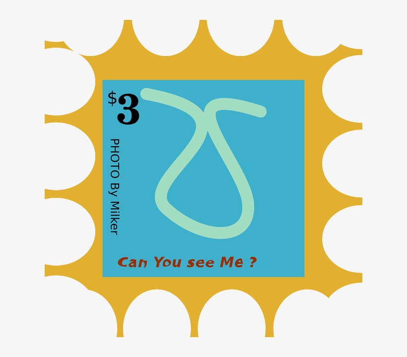 Mail, Blue, Stamp, Postage, Postal, Service, Usps - Stamp Clipart ...