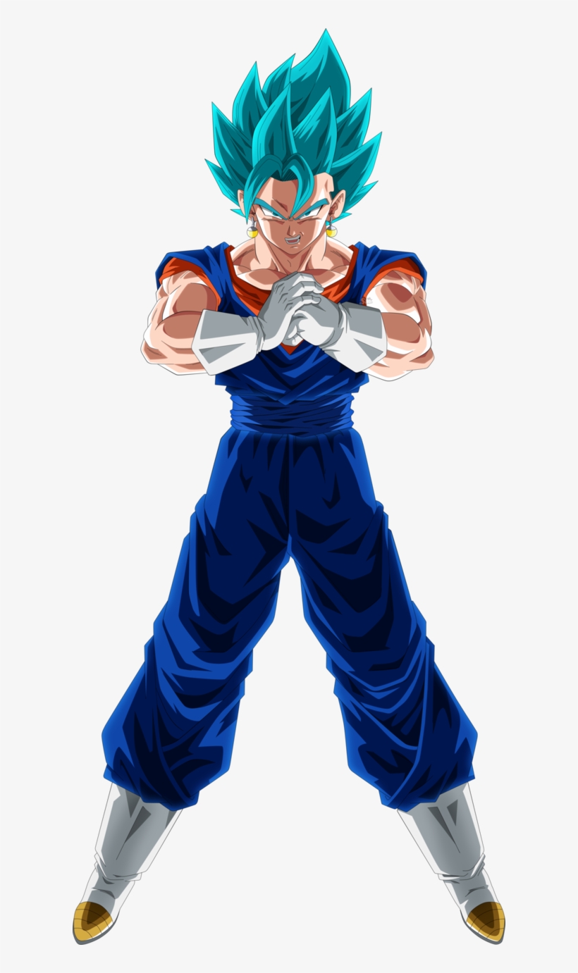 View Fullsize Vegito Image - Vegetto Ssj Blue Png - 614x1301 PNG ...