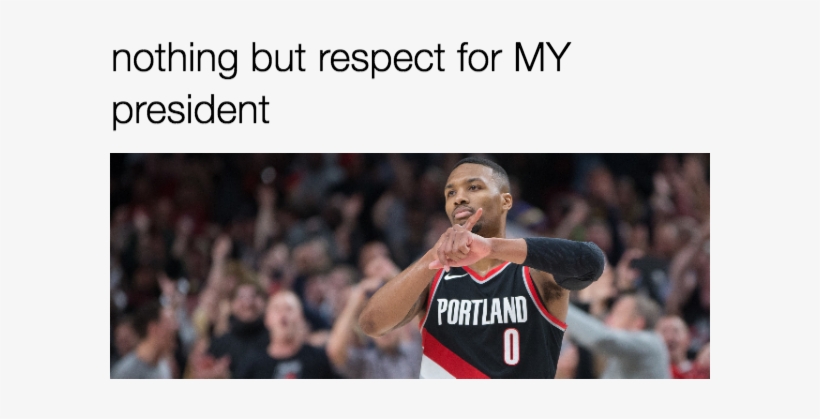 Damian Lillard, - Dame Time - 640x383 PNG Download - PNGkit