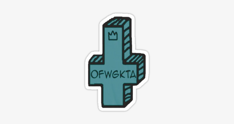Work 7214207 1 Sticker375x360 Ofwgkta Cross V1 - Ofwgkta Cross Png ...