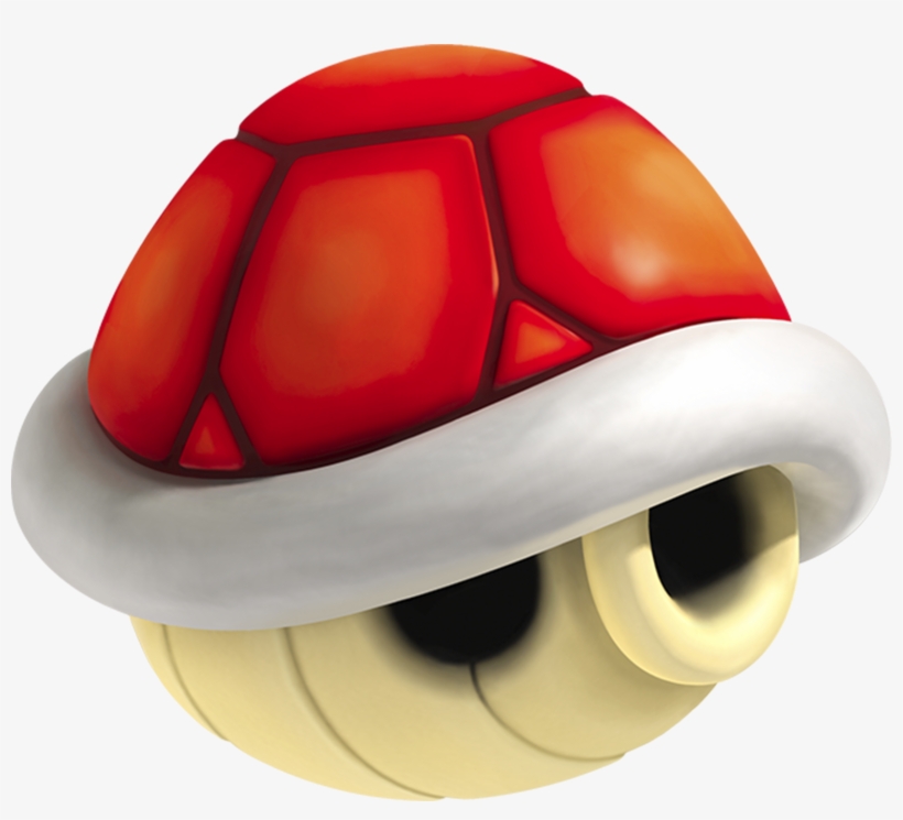 Red Koopa Shell Backpack - Mario Kart Items Wii Red Shell - 1660x1428 ...