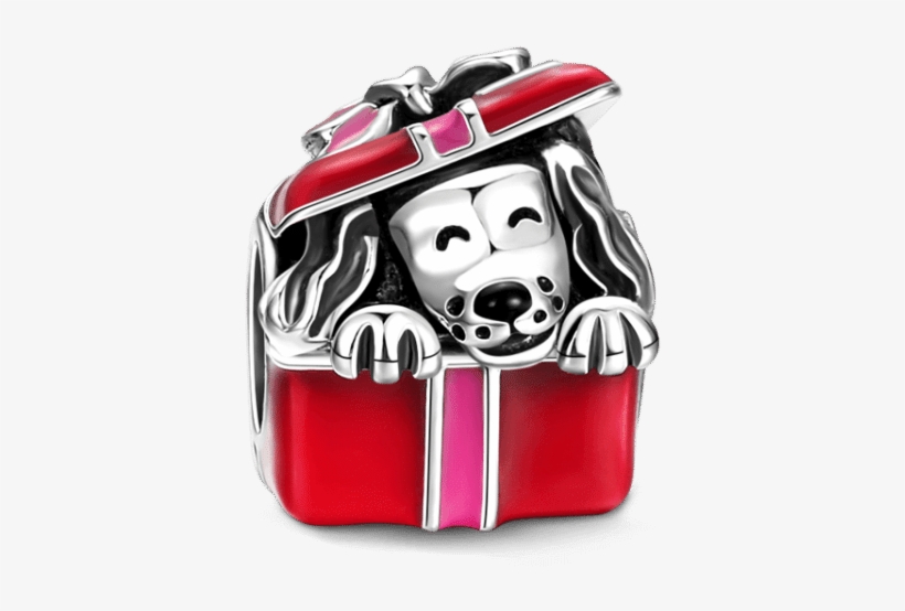 Dog In Gift Box - 750x750 PNG Download - PNGkit