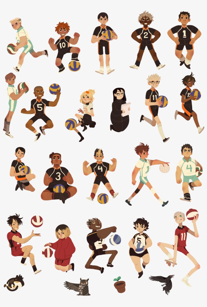 Download Transparent Haikyuu Stickers - Queenoftheantz Haikyuu - PNGkit