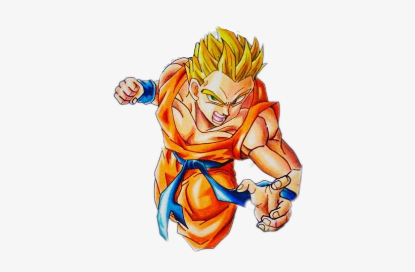 Goten Sticker - Cartoon - 376x457 PNG Download - PNGkit