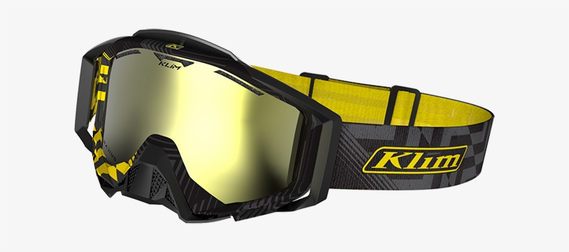 Radius Pro Goggle Threat Smoke Gold Mirror - Klim Radius Pro Adult Snow ...