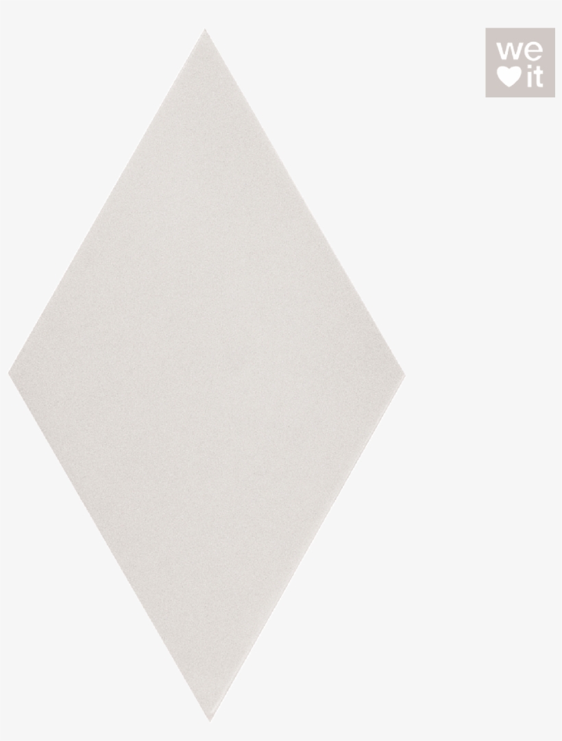 Rhombus White 14x24cm - White Rhombus Tile - 1500x1500 PNG Download ...