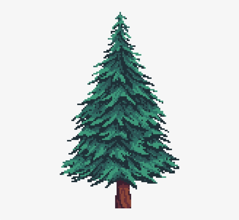 Redwood - 2d Pine Tree Textures - 420x680 PNG Download - PNGkit