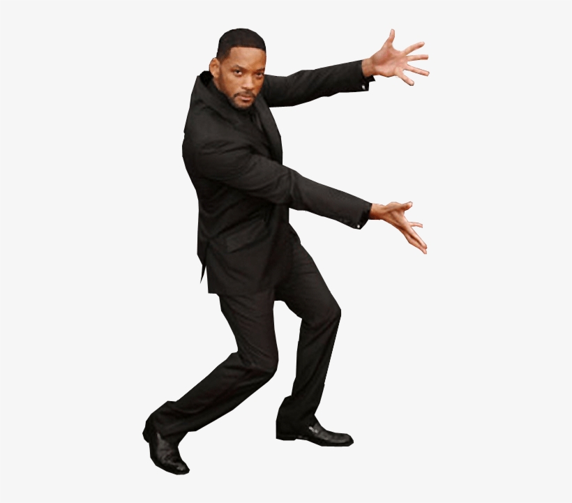 Download Transparent At The Movies - Will Smith Meme Tada - PNGkit