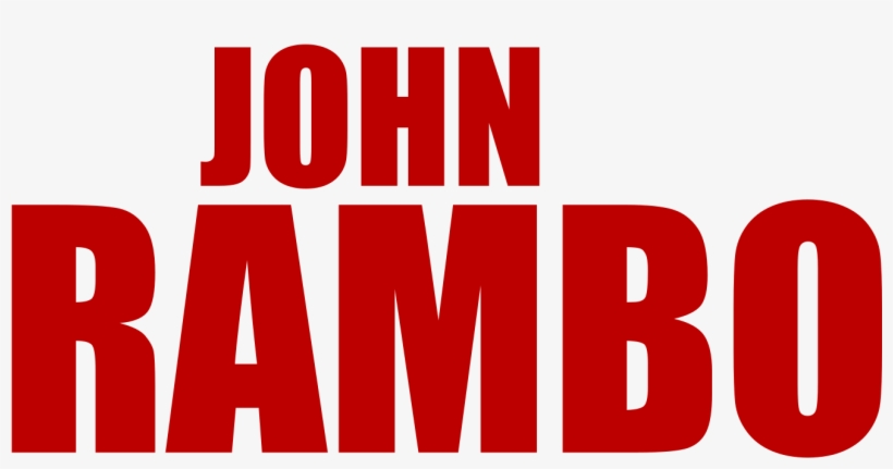 Open - Rambo 4 Text Font - 2000x699 PNG Download - PNGkit