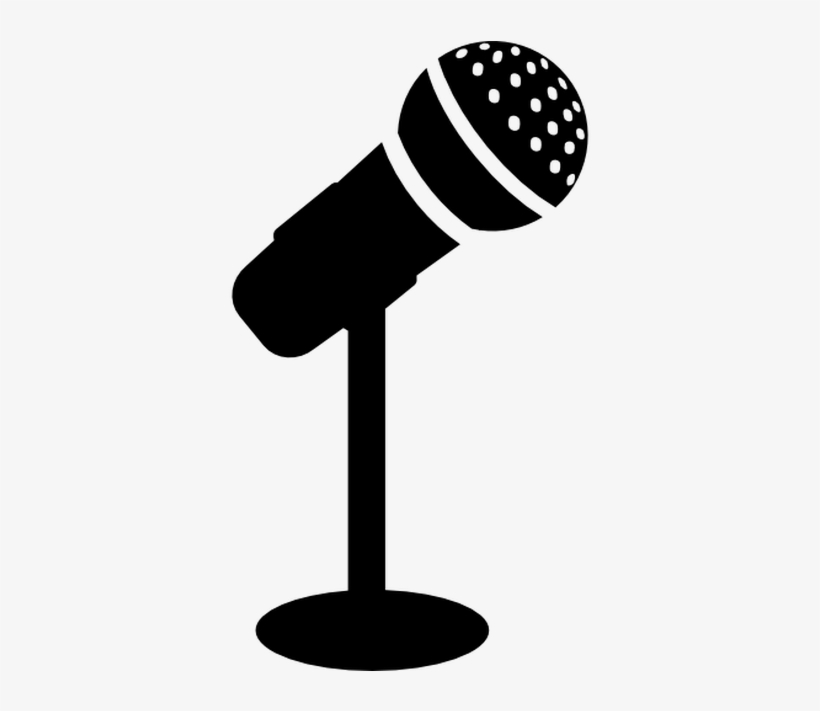 Download Transparent Microphone Stand Icon Png - PNGkit