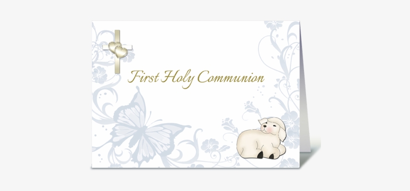 Baby Lamb Blue First Communion - First Communion - 480x311 PNG Download ...