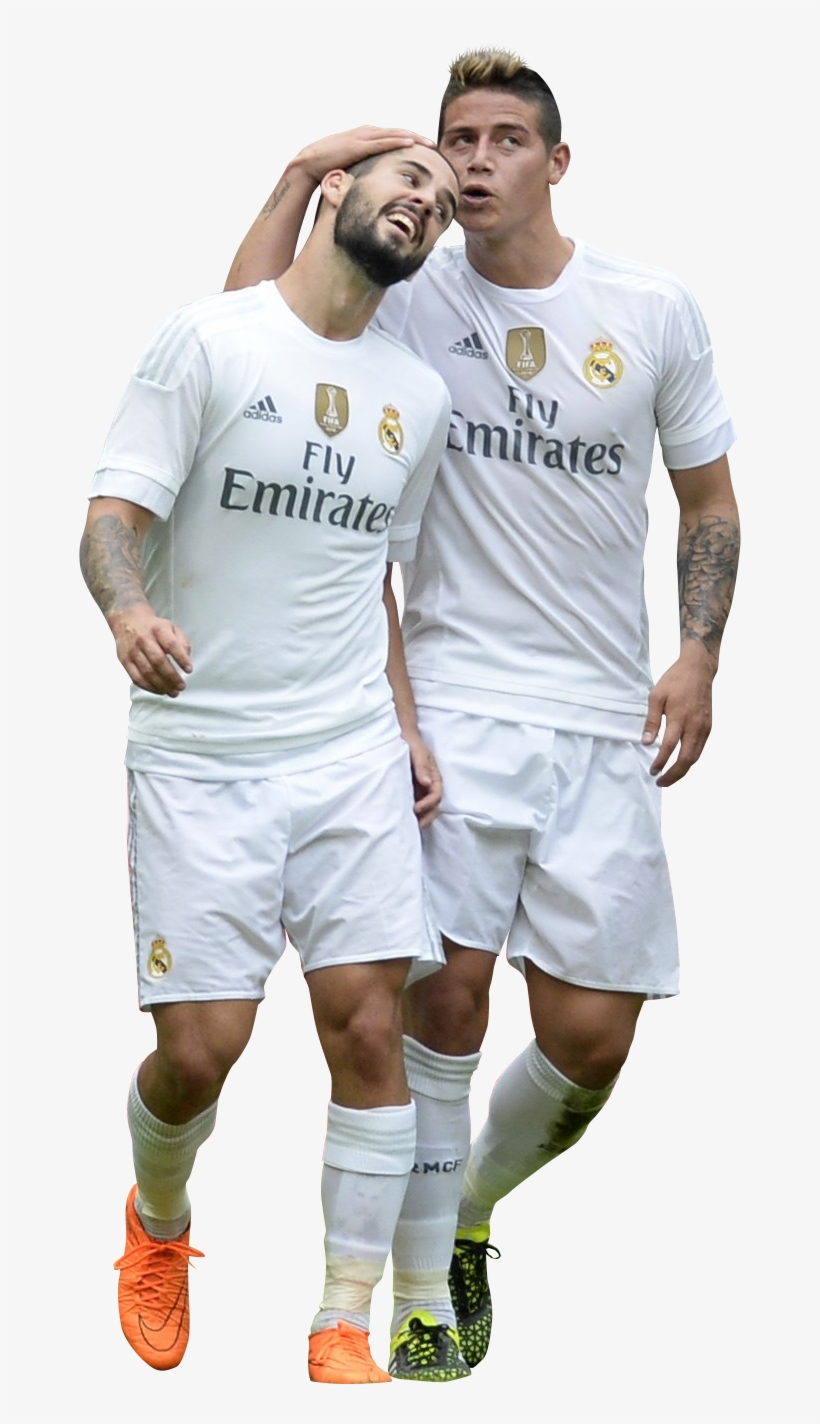 Isco & James Rodriguez Render - 708x1388 PNG Download - PNGkit