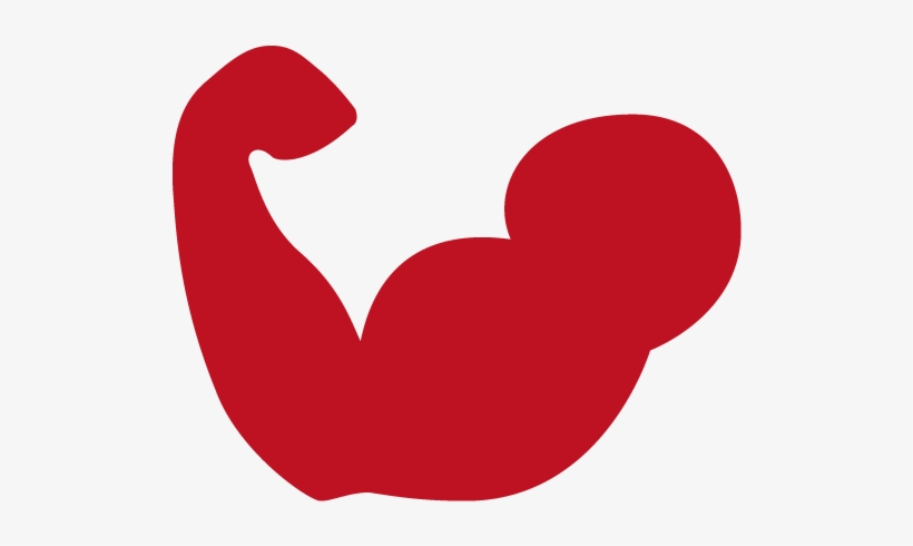 Bicep Strength Red256 X 256 - Biceps Icon - 612x792 PNG Download - PNGkit