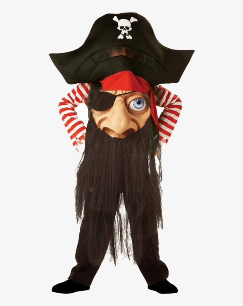 Funny Pirate Costume - 600x951 PNG Download - PNGkit